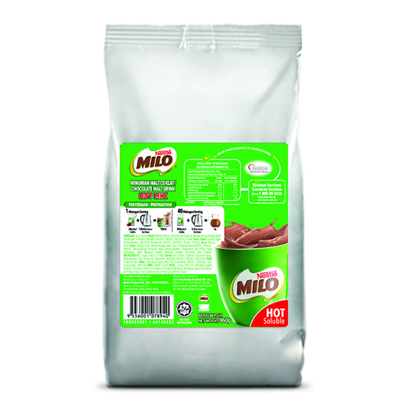 MILO® Hot Mix (960g) – Pure Water